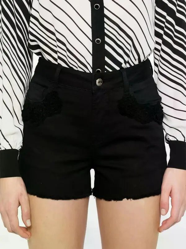 Liu Jo Crochet Floral Shorts