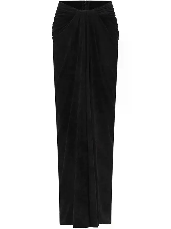 OUDE WAAG Draped Maxi Skirt
