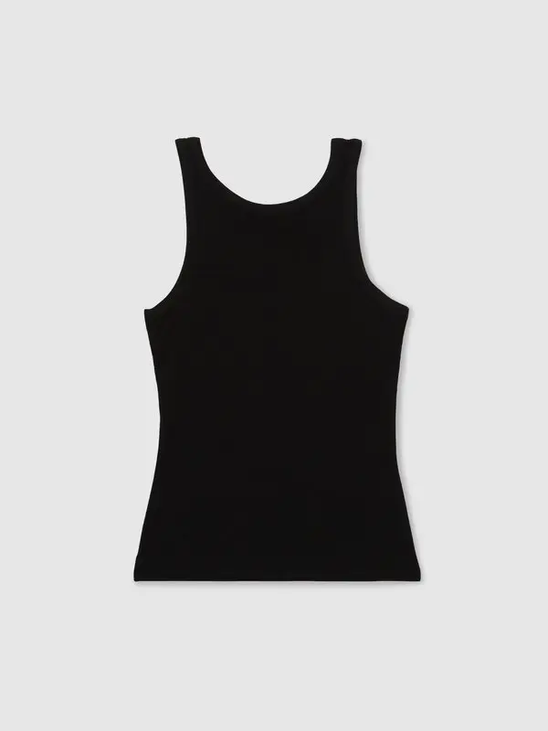 REISS Lara Stretch-cotton Vest