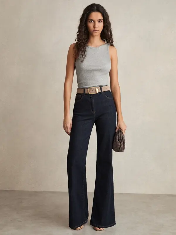 REISS Lara Stretch-cotton Vest
