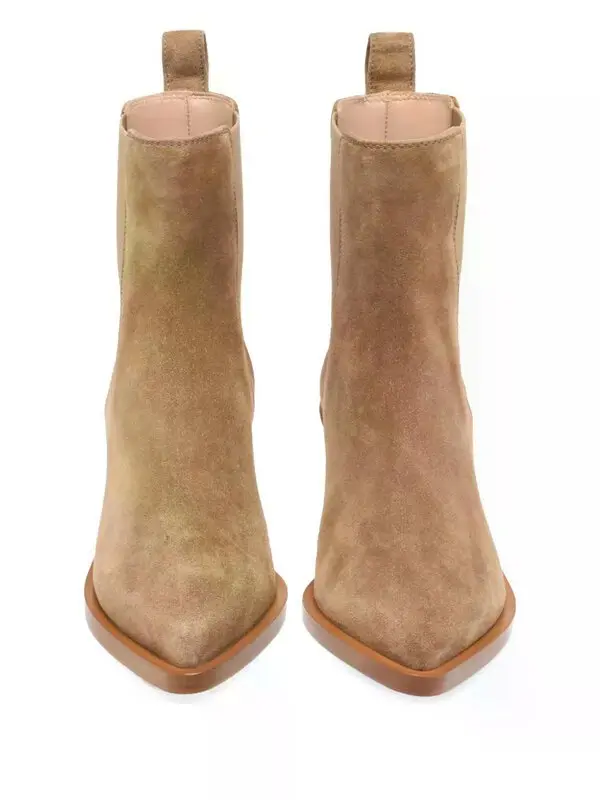 GIANVITO ROSSI 45mm Wylie Boots - Brown