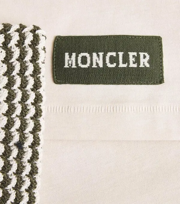 Moncler Cotton Logo T-shirt - Ivory