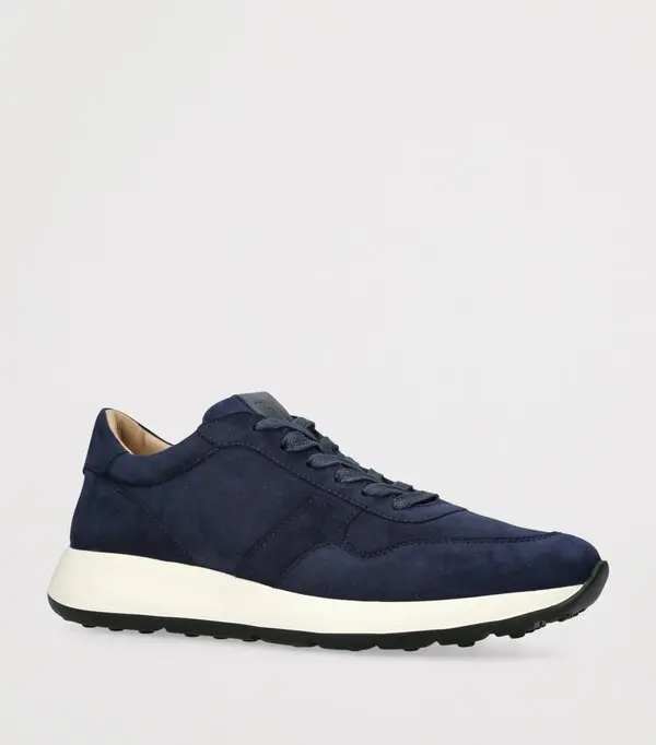 TOD'S Suede Allacciato Sneakers - Navy