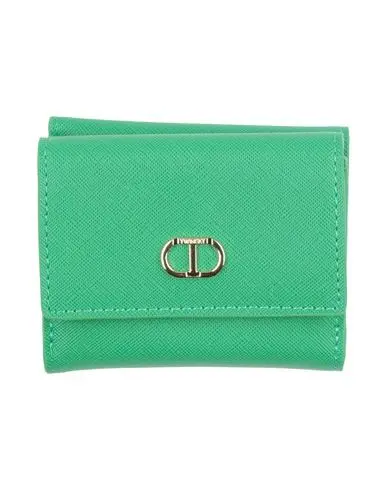 TWINSET Wallet Textile Fibers - Green