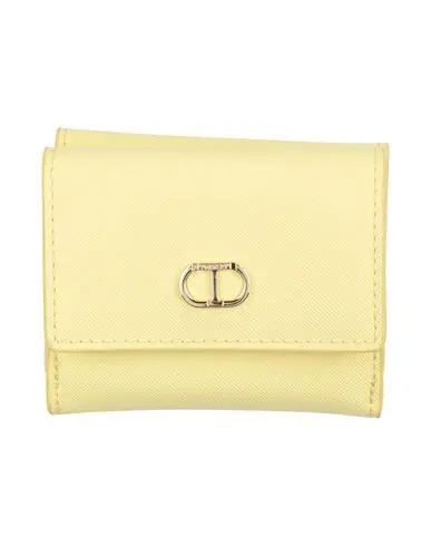 TWINSET Wallet Textile Fibers - Yellow
