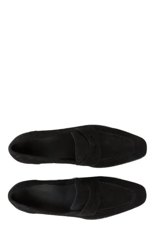 ANTHONY VEER Belmont Penny Loafer - Velvet Noir Black