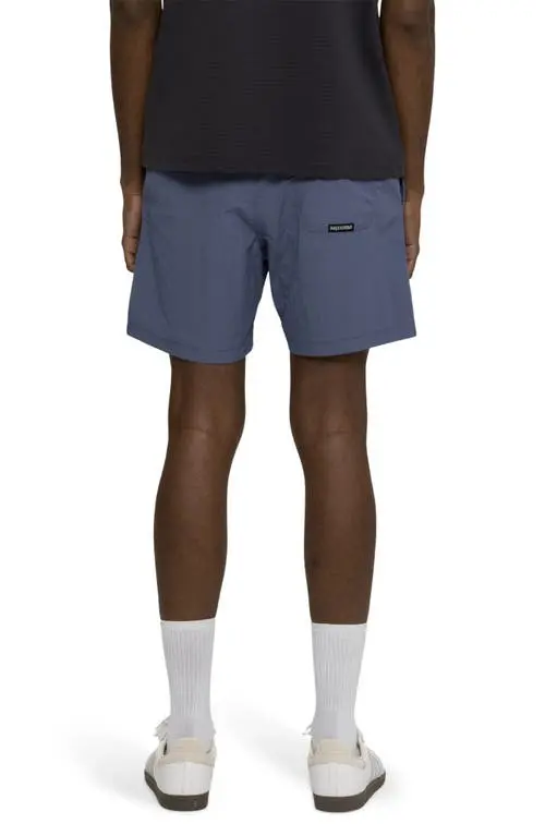 MAUI & SONS Maui Tag Nylon Swim Trunks - Slate