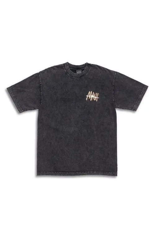 MAUI & SONS Maui Tag Mineral Wash Cotton Graphic T-shirt