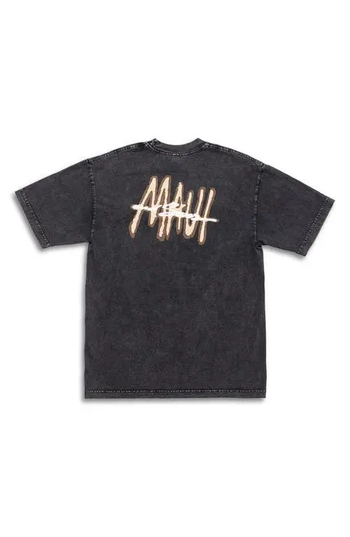 MAUI & SONS Maui Tag Mineral Wash Cotton Graphic T-shirt