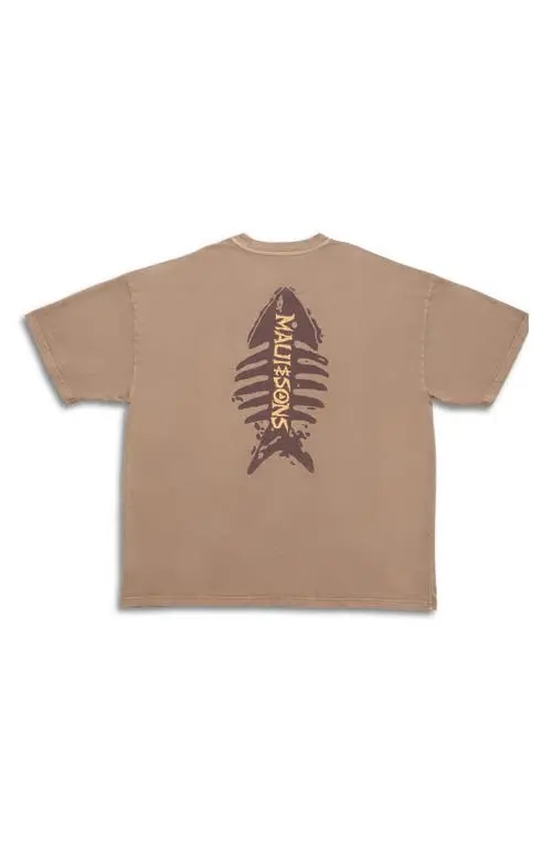 MAUI & SONS Sultan Sea Pigment Dye Graphic T-shirt