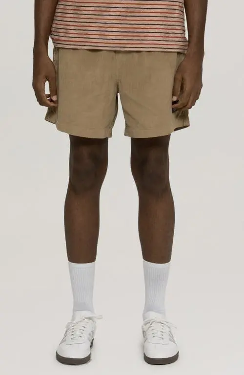 MAUI & SONS Camp 84 Corduroy Walking Shorts - Tan