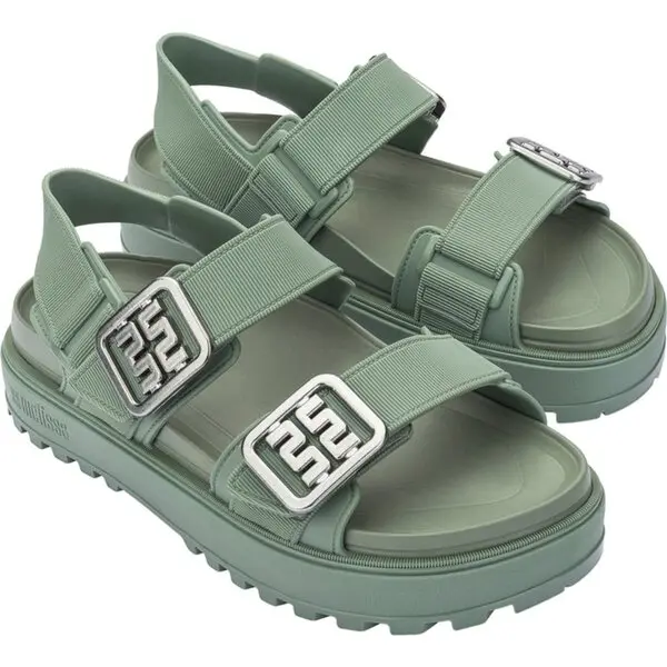 Melissa Towny Platform Sandals - Green