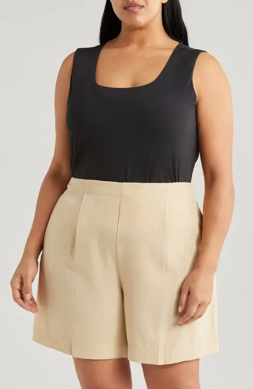 Lyssé Essentials Evie Scoop Neck Tank - Black