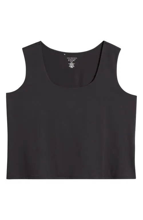Lyssé Essentials Evie Scoop Neck Tank - Black