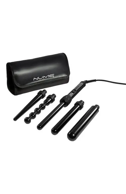 NUME Lustrum 5-in-1 Curling Wand Set | Interchangeable Barrel Styling Kit