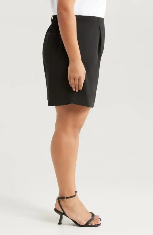 Lyssé Dia Pleated Shorts - Black