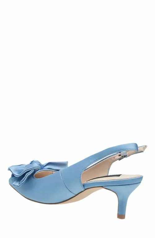 French Connection Quinnbow Slingback Kitten Heel - Blue