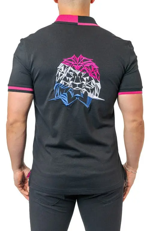 MACEOO Tipped Delhi Embroidered Polo