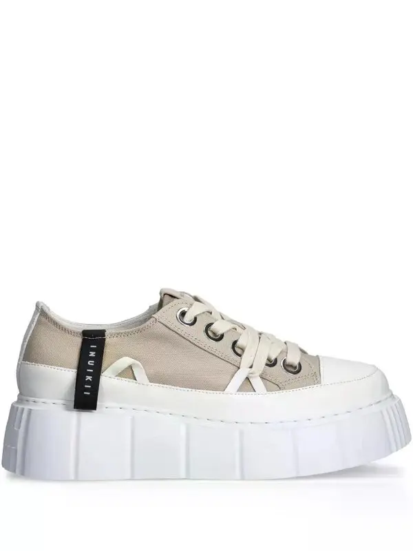 Inuikii Matilda Canvas Low Sneakers - Brown
