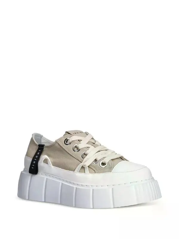 Inuikii Matilda Canvas Low Sneakers - Brown