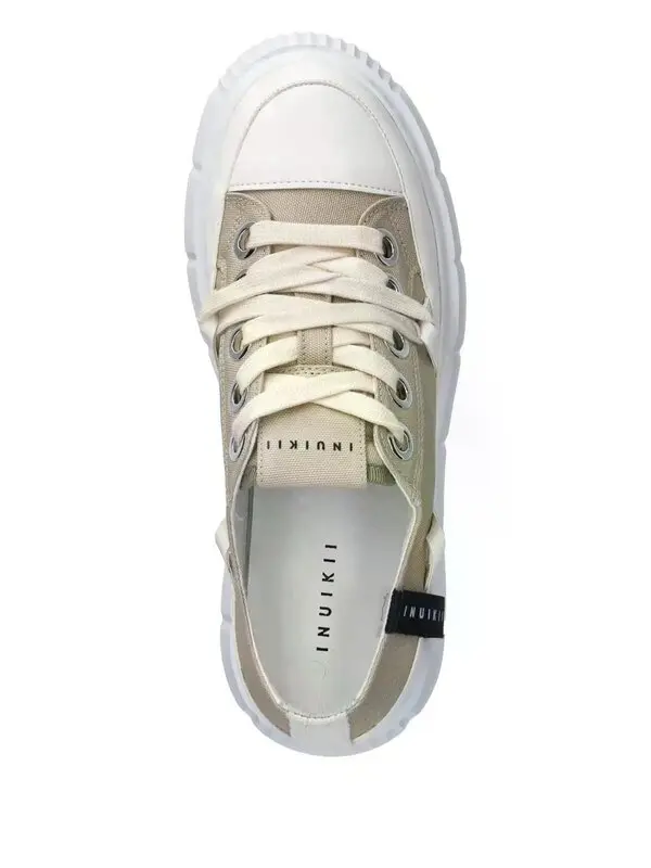 Inuikii Matilda Canvas Low Sneakers - Brown