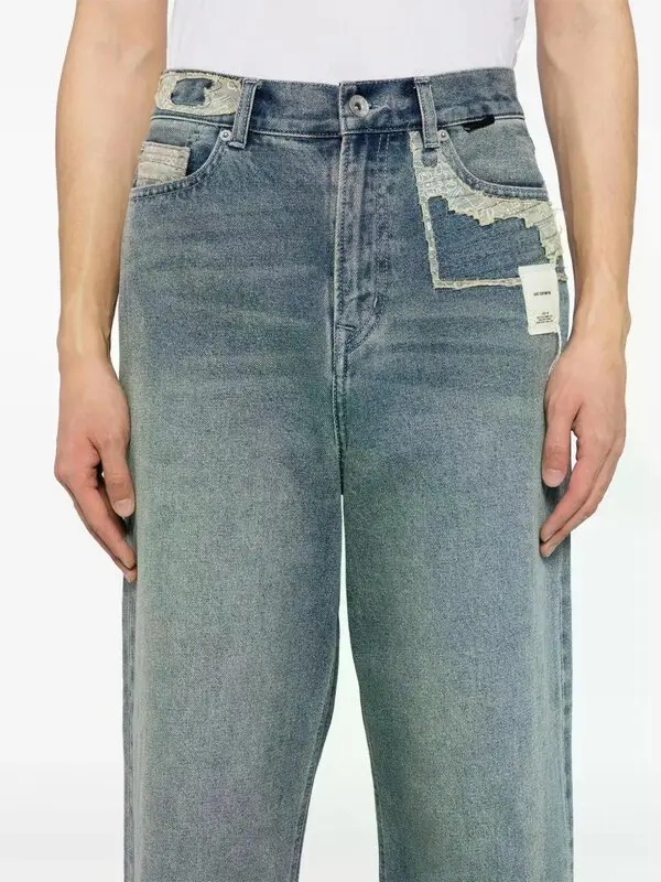 FIVE CM Patchwork Jeans