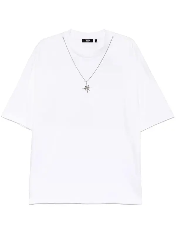 FIVE CM Chain T-shirt - White