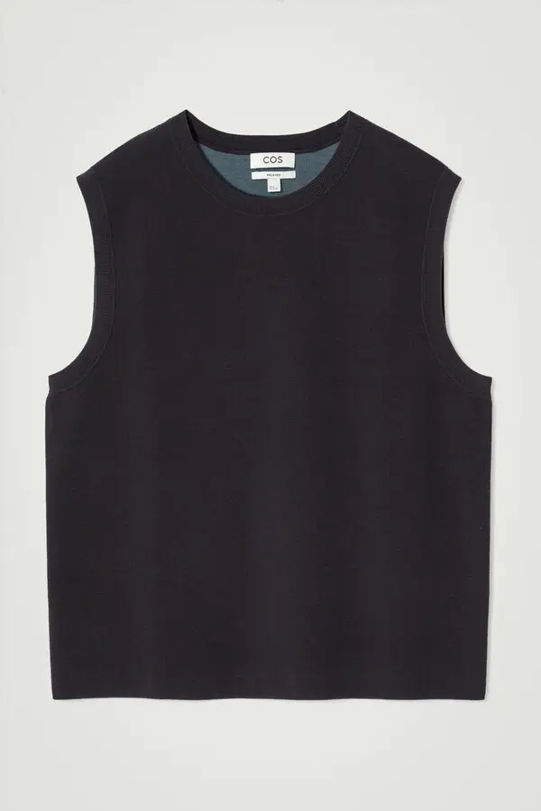 Cos Double-faced Knitted Tank