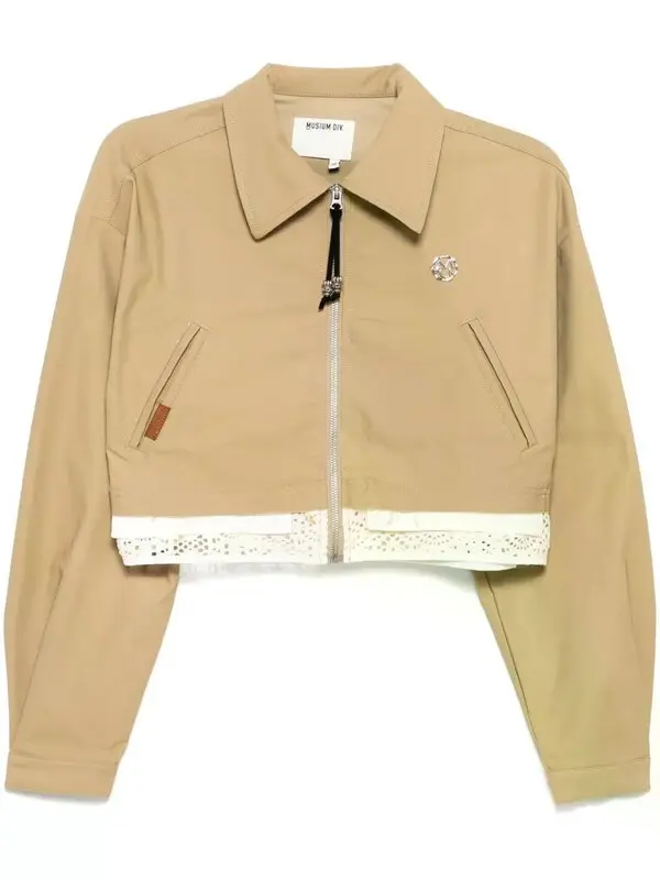 MUSIUM DIV. Zipped Jacket - Neutrals