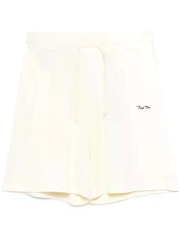 FIVE CM Logo-embroidered Shorts - Neutrals