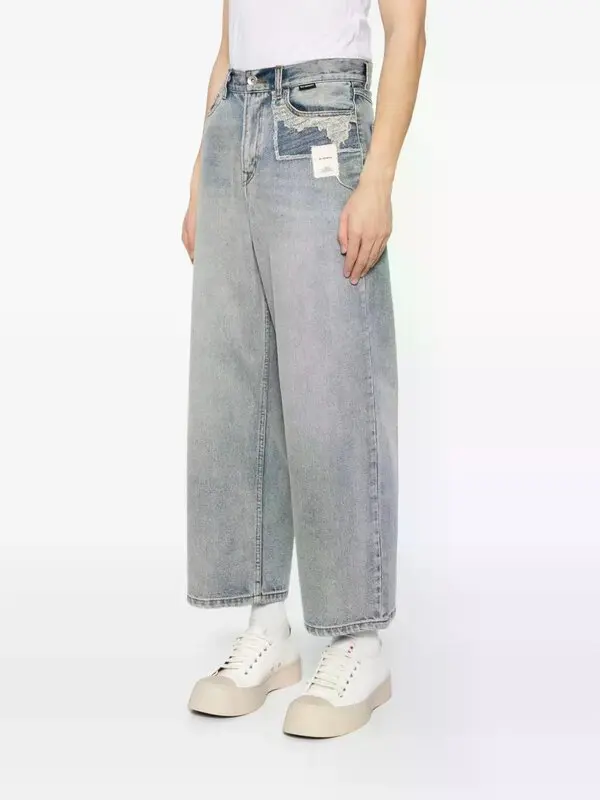 FIVE CM Patchwork Jeans