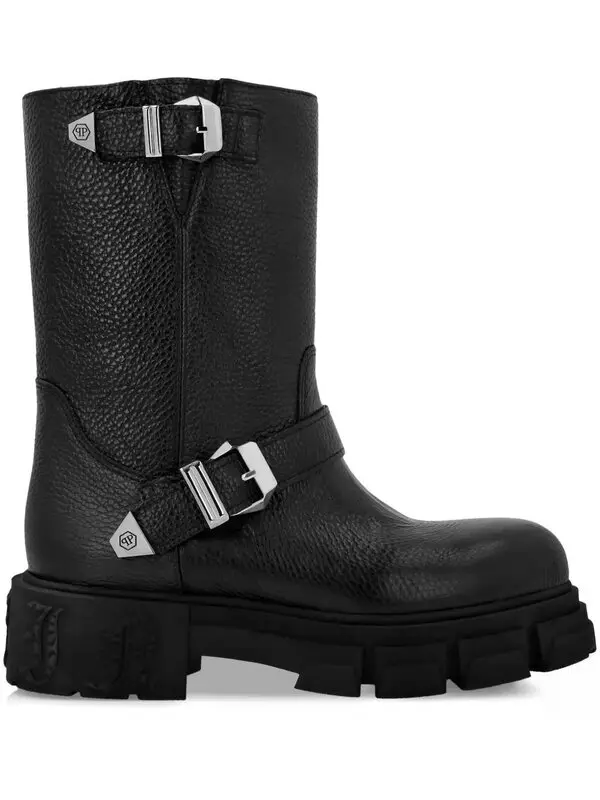 Philipp Plein Leather Boots