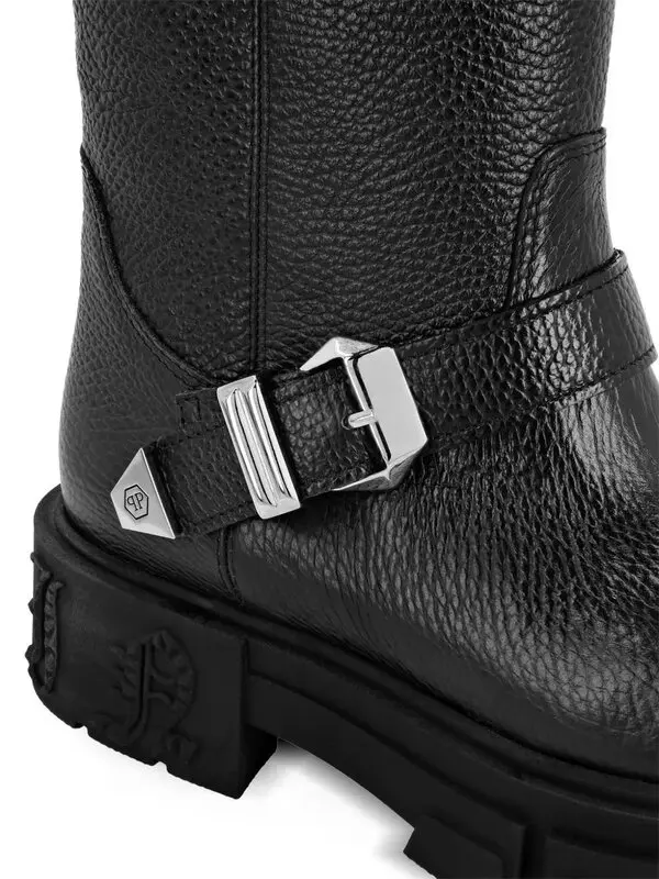 Philipp Plein Leather Boots