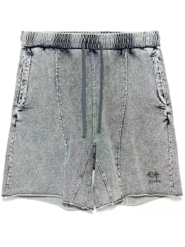 FIVE CM Logo-embroidered Shorts - Blue