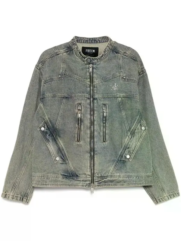 FIVE CM Logo-studs Denim Jacket