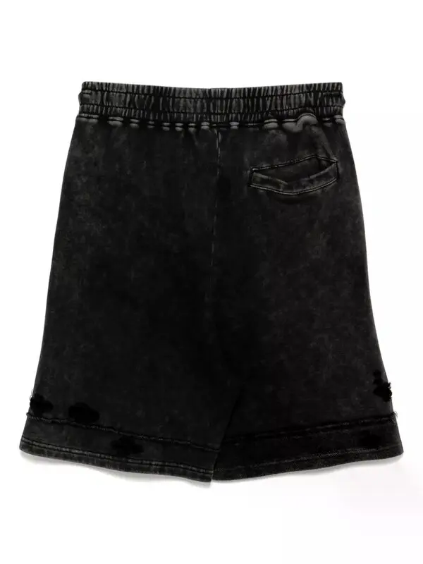 MUSIUM DIV. Distressed Track Shorts