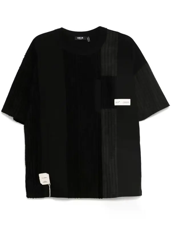 FIVE CM Cotton T-shirt - Black