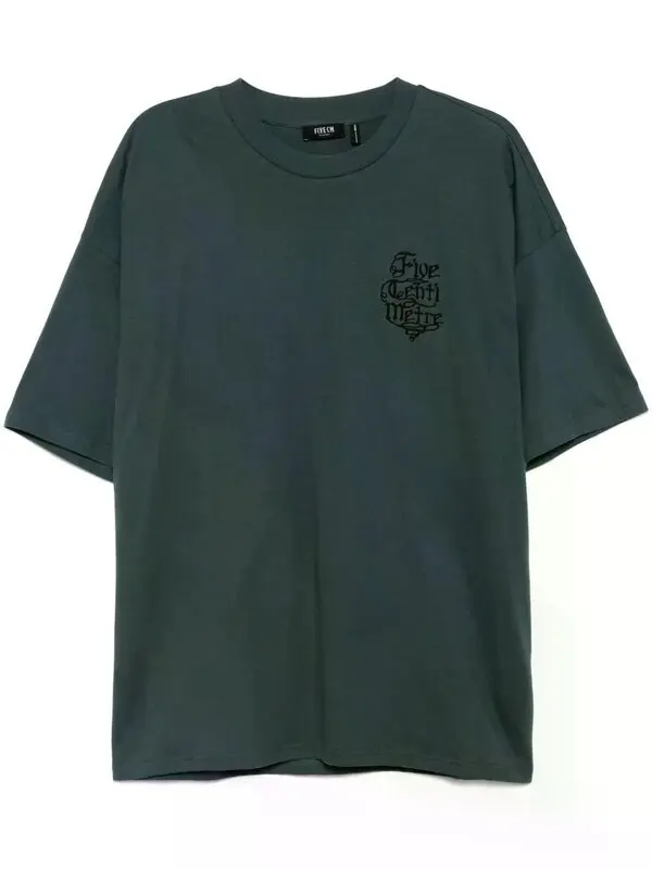 FIVE CM Logo-embroidered T-shirt