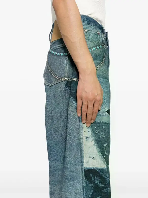 FIVE CM Graphic-print Jeans