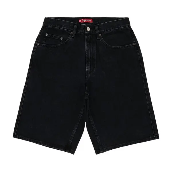 Supreme Baggy Denim Shorts - Black
