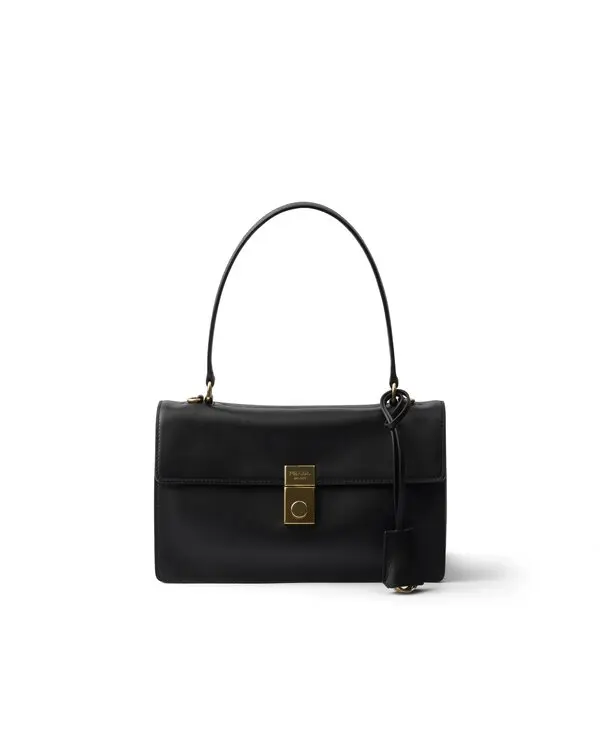 Prada Soft Sound Medium Leather Shoulder Bag