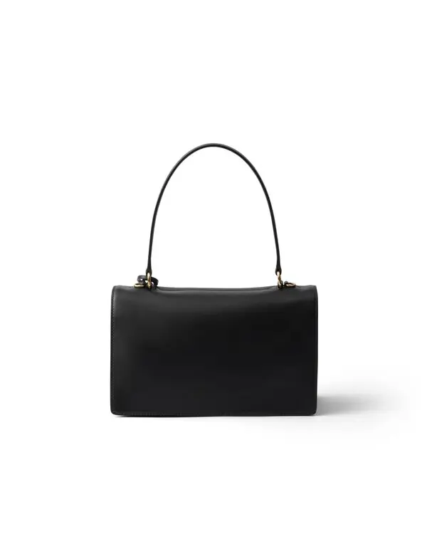 Prada Soft Sound Medium Leather Shoulder Bag
