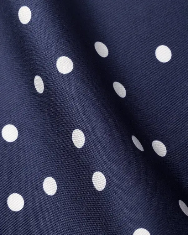 Prada Printed Silk Twill Scarf 65 - Blue