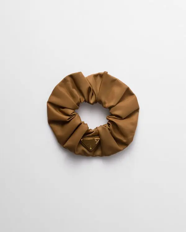 Prada Re-nylon Scrunchie - Brandy