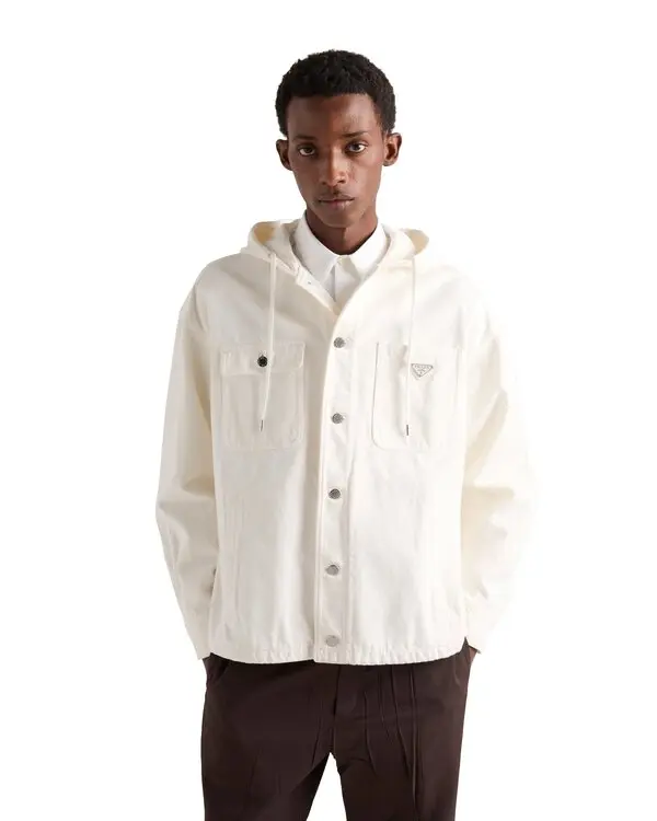 Prada Hooded Deni Shirt