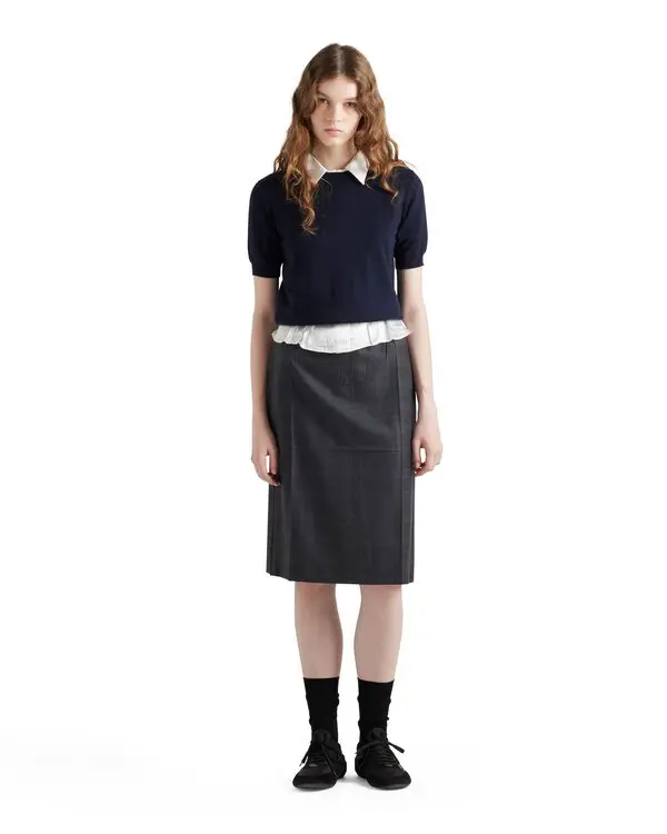 Prada Wool Pencil Skirt