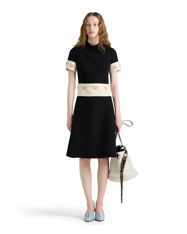 Prada Tricotine Fit-and-flare Dress