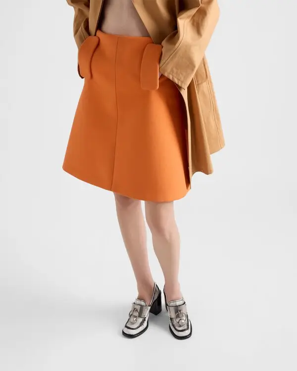 Prada Tricotine A-line Skirt
