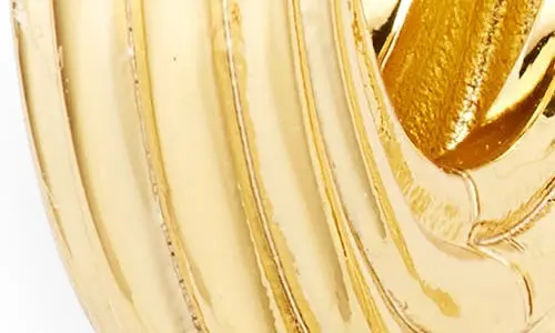 LUV AJ Almalfi Mini Ridge Huggie Hoop Earrings