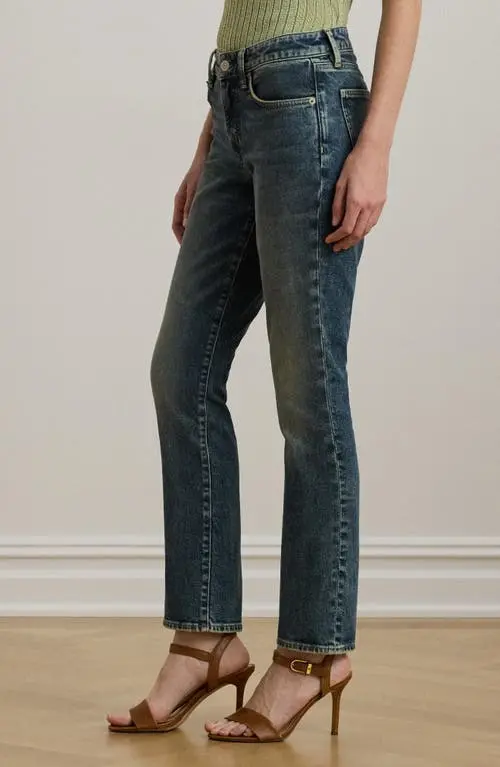 Ralph Lauren Straight Leg Ankle Jeans